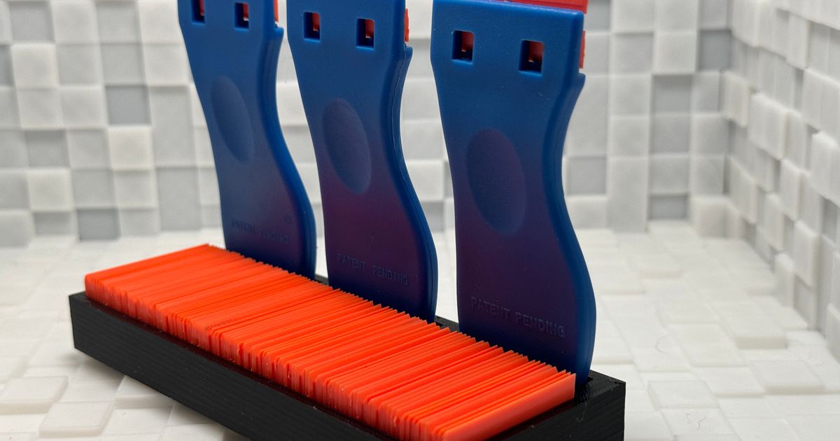 Simple box for Plastic Scraper and Blades por re:printed 3D | Descargar ...