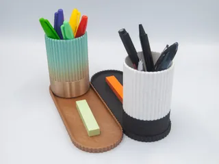 Gridfinity pen tray / holder by RSK | Download free STL model ...