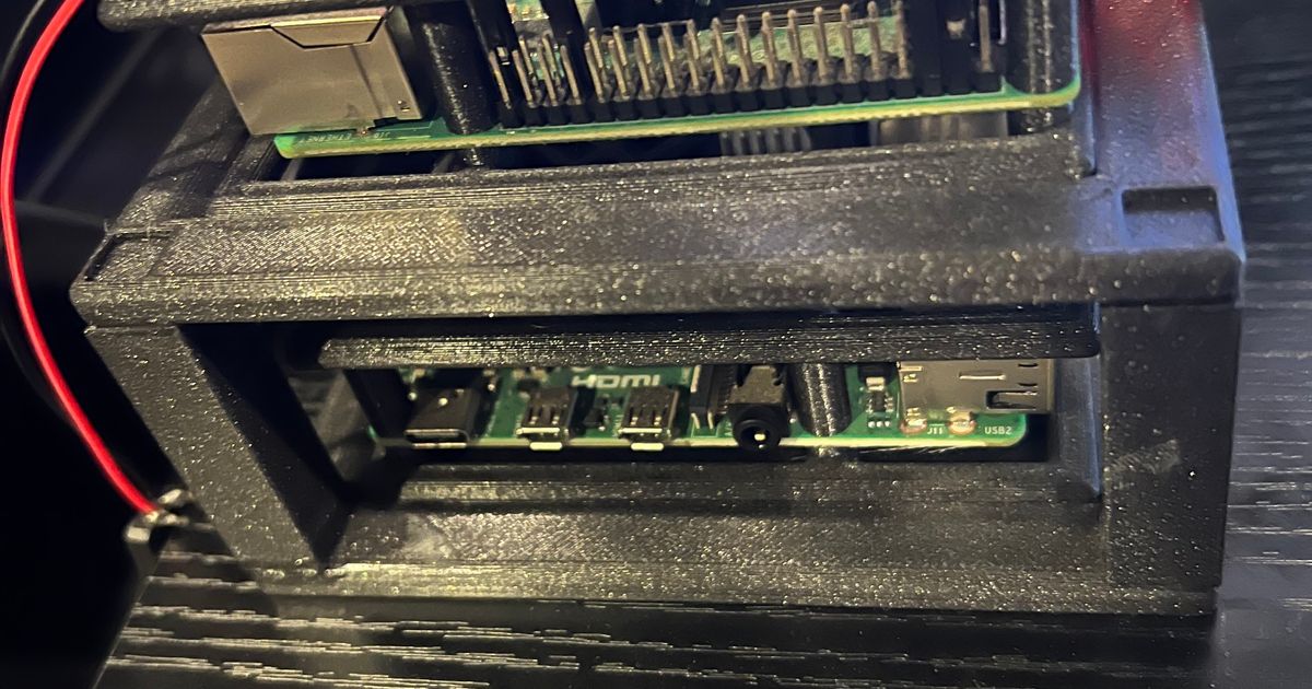 Raspberry Pi 4 Stack Holder by Deadlyender | Download free STL model ...