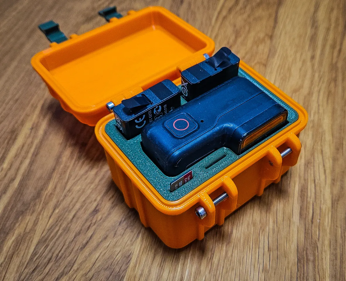 GoPro 7 - Rugged Case (+ blank insert) by Dąbal | Download free STL ...