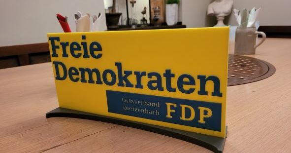 FDP Aufsteller - German Political Party FDP stand up by darthi ...