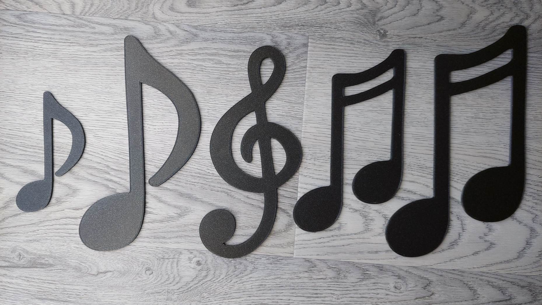 2D Music notes by Očko | Download free STL model | Printables.com