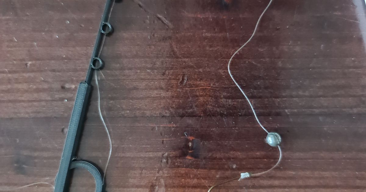 2D Fishing Rod by Surfalex2000 | Download free STL model | Printables.com