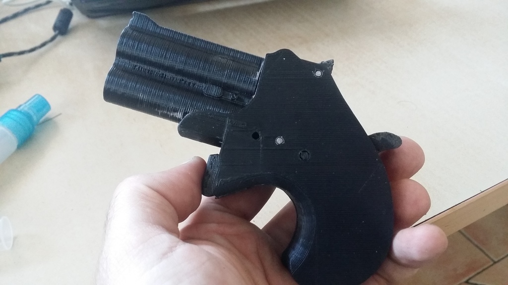 Derringer Rubber band gun by Choloseg | Download free STL model ...