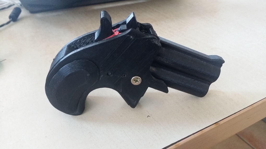 Derringer Rubber band gun by Choloseg | Download free STL model ...