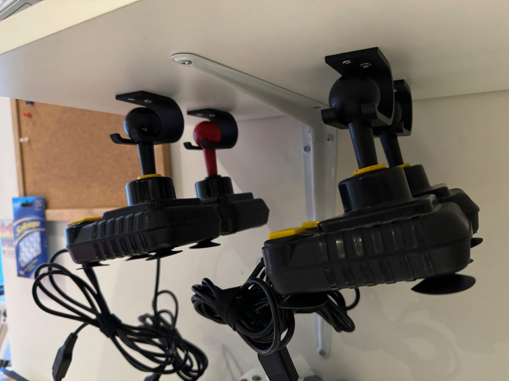Retro Joystick Hanger - ZipStick, Competition Pro by TomDD | Download ...