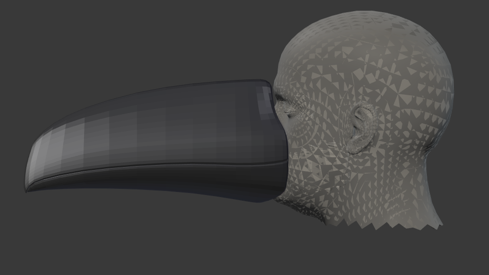 Toucan beak mask by Hoofburd | Download free STL model | Printables.com