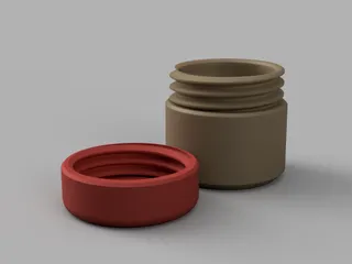 Bote redondo roscado by Rafutti | Download free STL model | Printables.com