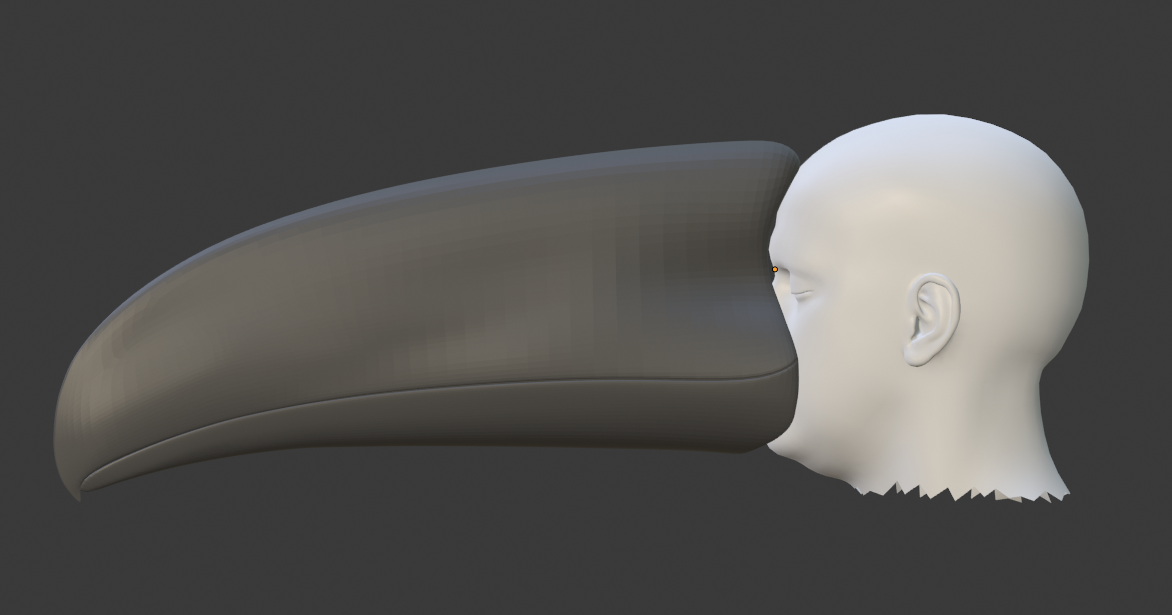 Toucan beak mask XL by Hoofburd | Download free STL model | Printables.com