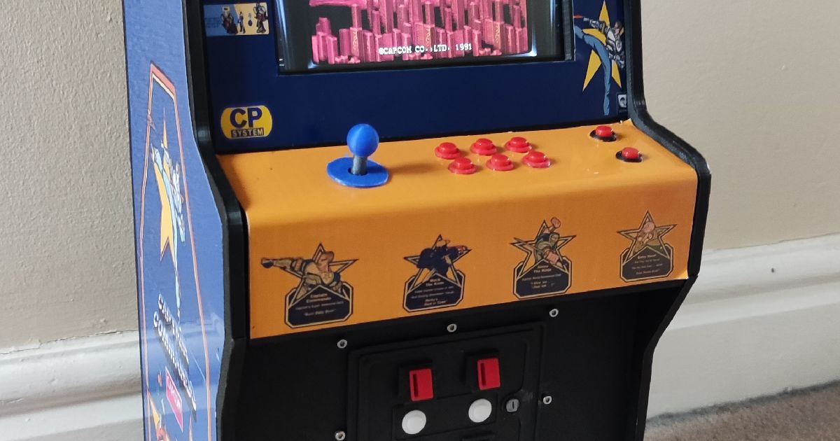 Arcade Cabinet for Raspberry Pi (Approx 1/4th Scale) by Varkanoid ...
