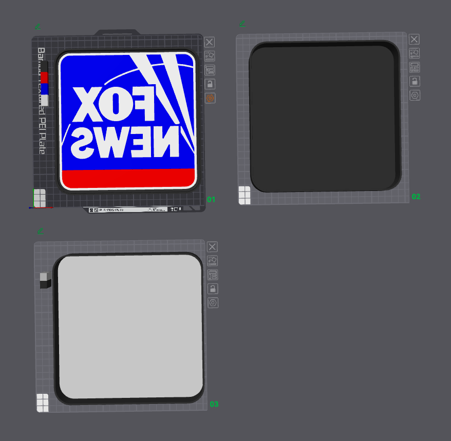 Fox News Lightbox LED Lamp by braga3dprint | Printables Store