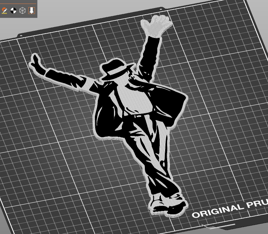 Michael Jackson Wall "Art" by waldo | Download free STL model ...