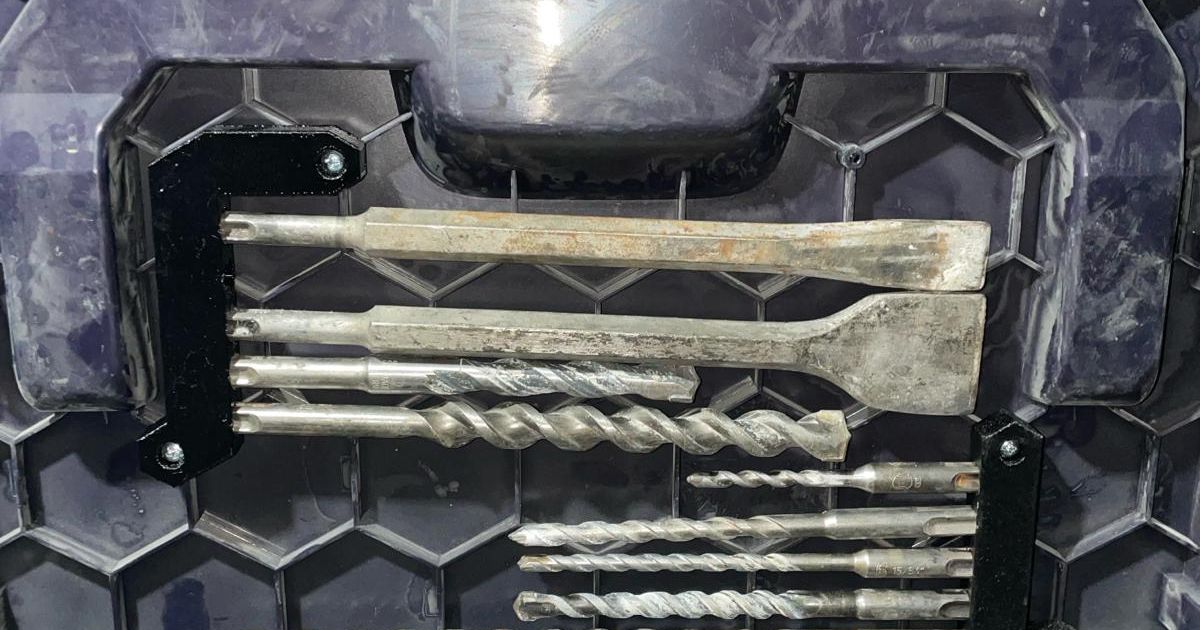 OLD (and G4) L-boxx SDS Plus drill bit holder by JFKonstruiert ...