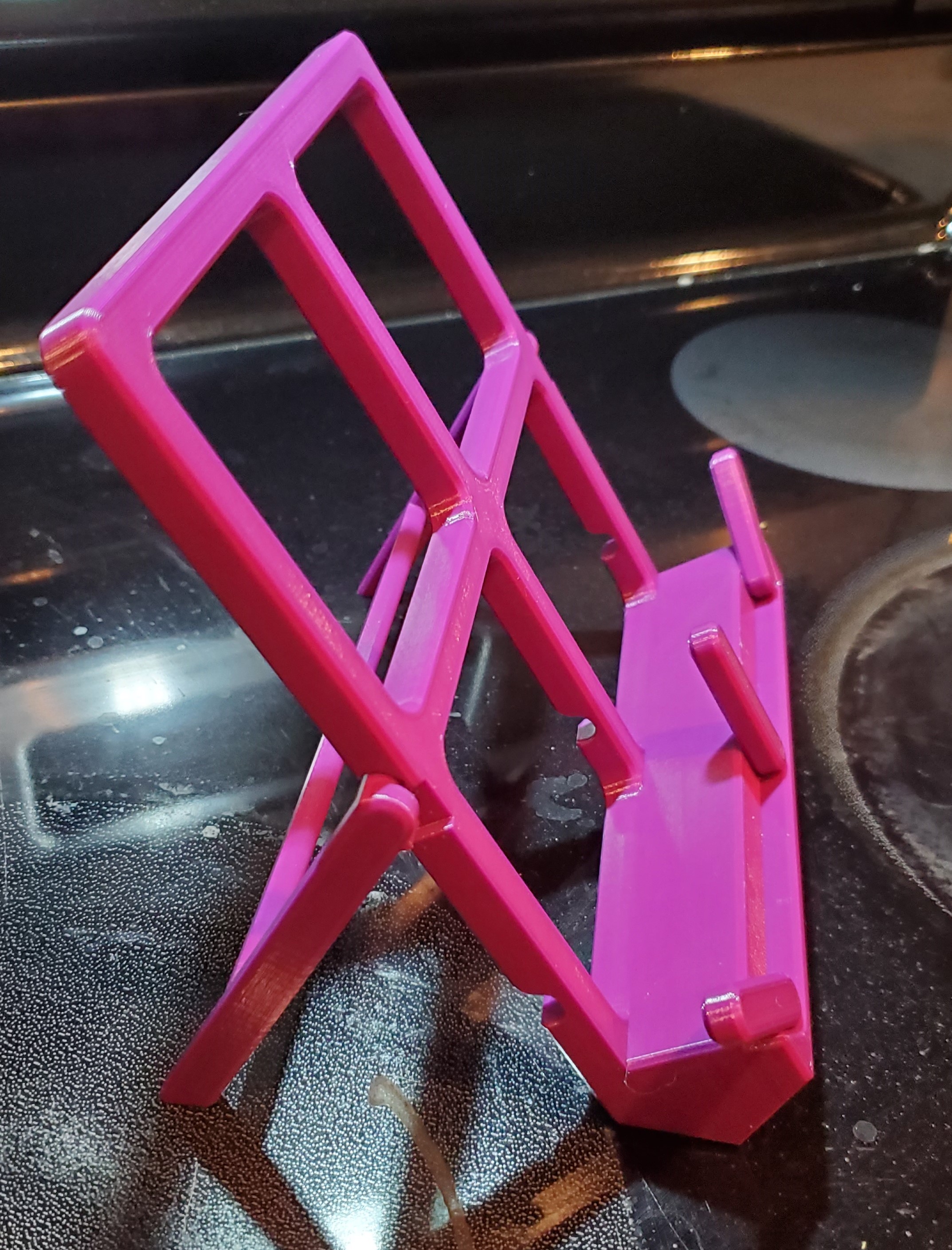 Print-In-Place Cookbook Stand por rpkempland | Descargar modelo STL ...