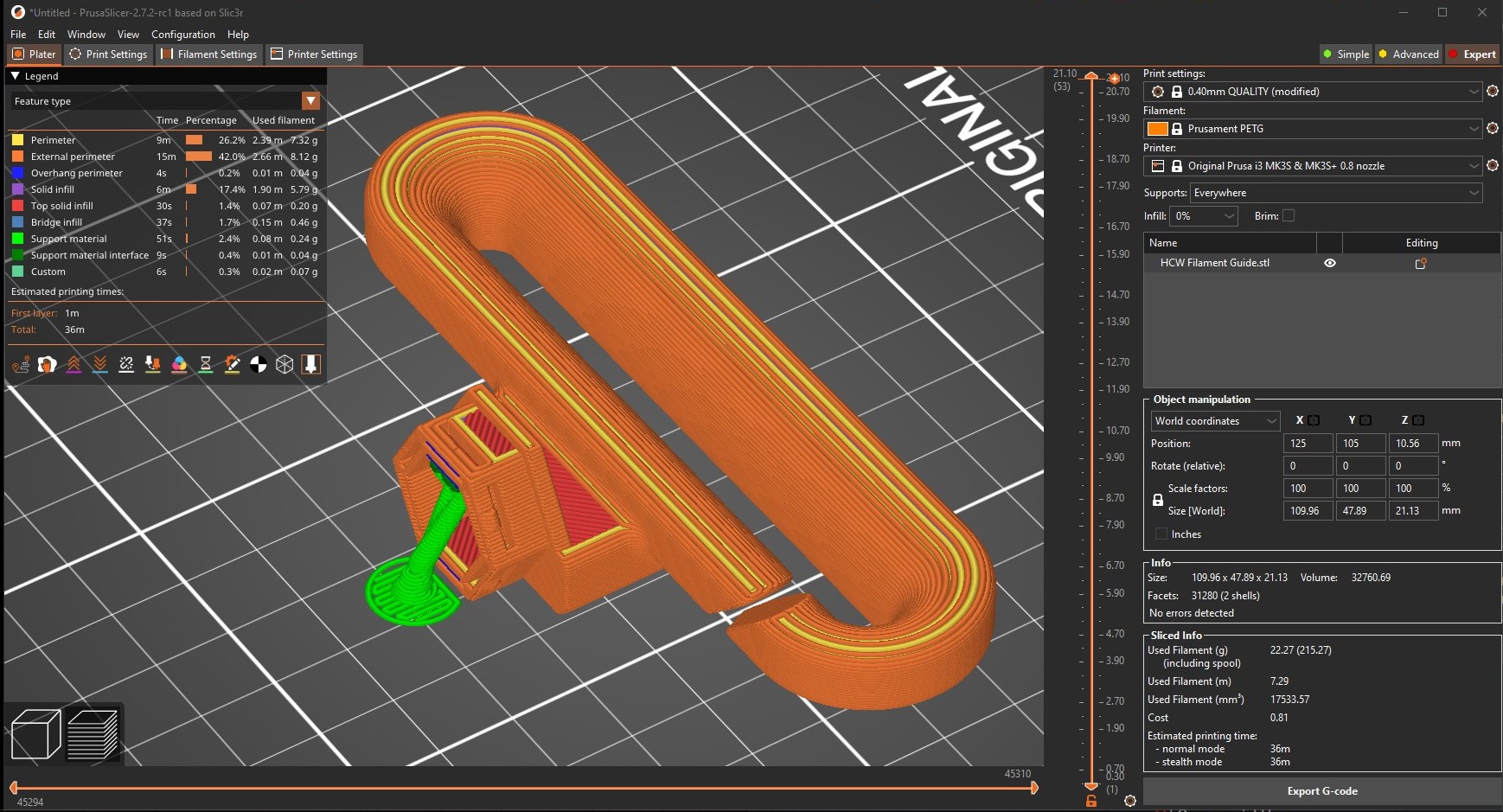 HSW Filament Guide by PosterBored | Download free STL model ...