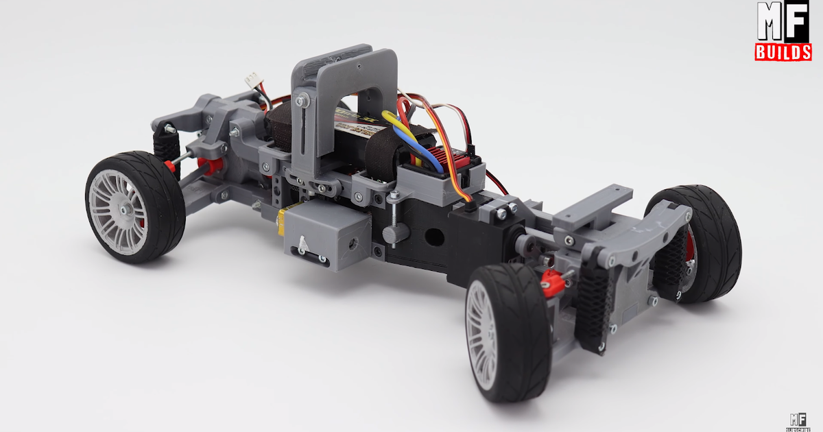 RC car chassis Fully customizable DESTINY by MFactory33 | Download free ...