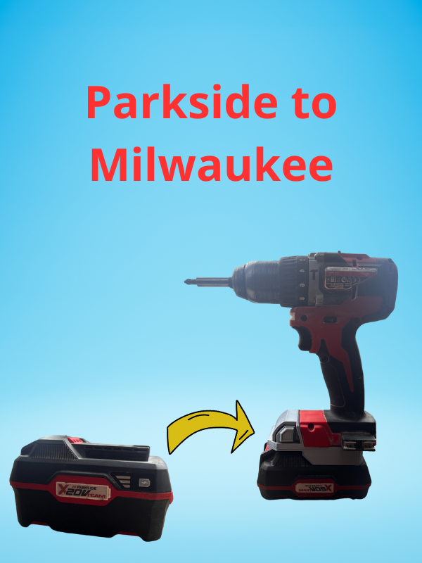 Parkside to Milwaukee adapter von kobosiek | Printables Store