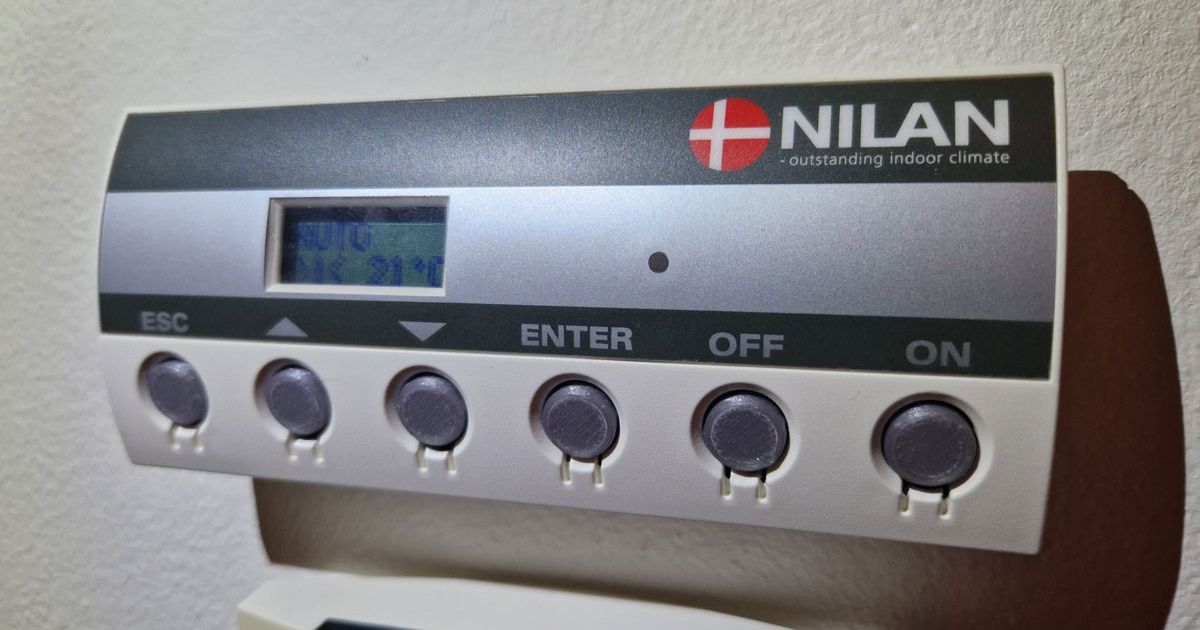 Nilan CTS602 Buttons by LASOFT | Download free STL model | Printables.com