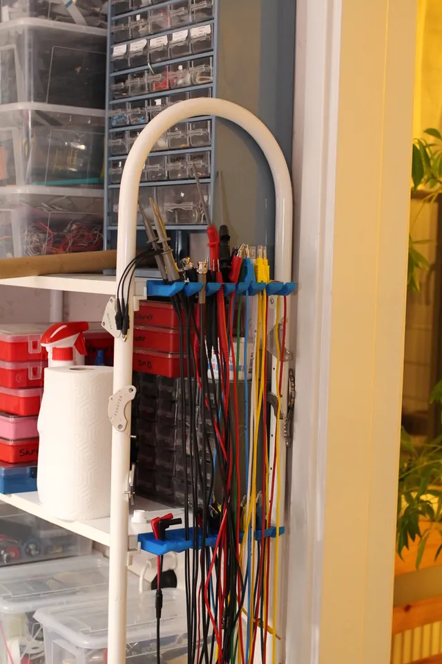 Lab cable hanger by Ornotermes | Download free STL model | Printables.com