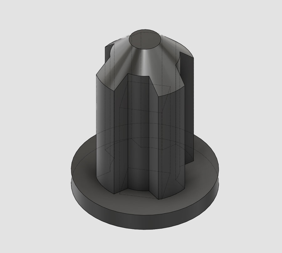 Hand blender safety lock pin by LASOFT | Download free STL model ...