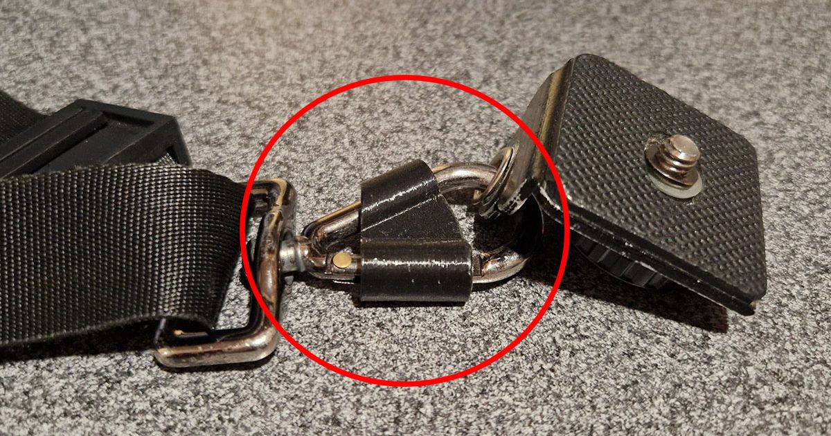 Camera strap carabiner lock by LASOFT | Download free STL model ...