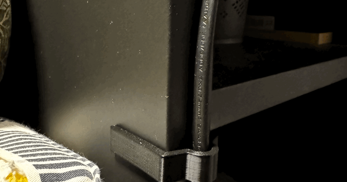 Cable Clip for IKEA Brimnes by lars_butnotnils | Download free STL ...