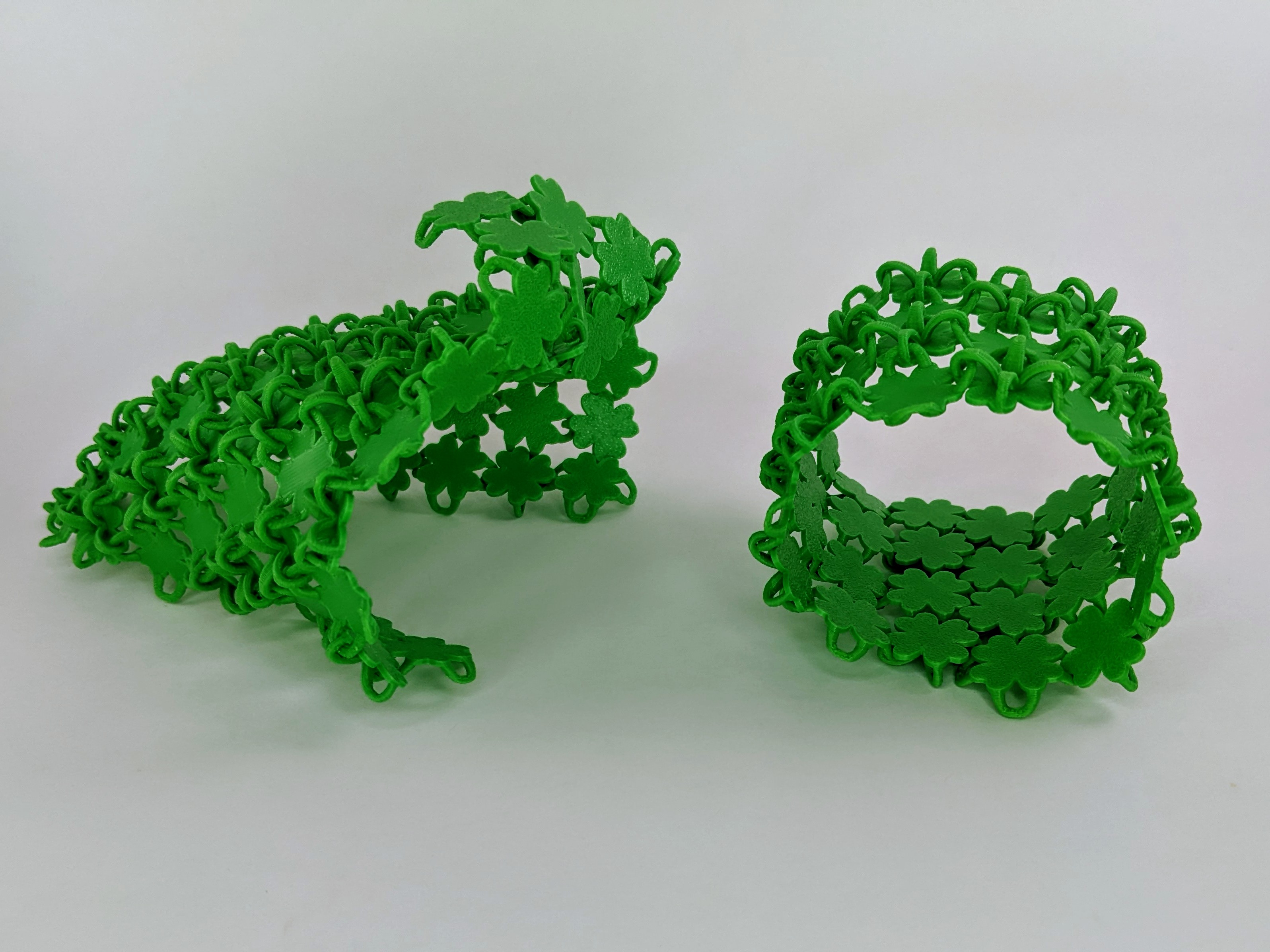 Shamrock Chainmail Fidget ⌘ 15 Sizes by Grandpa 3DPrints | Download ...
