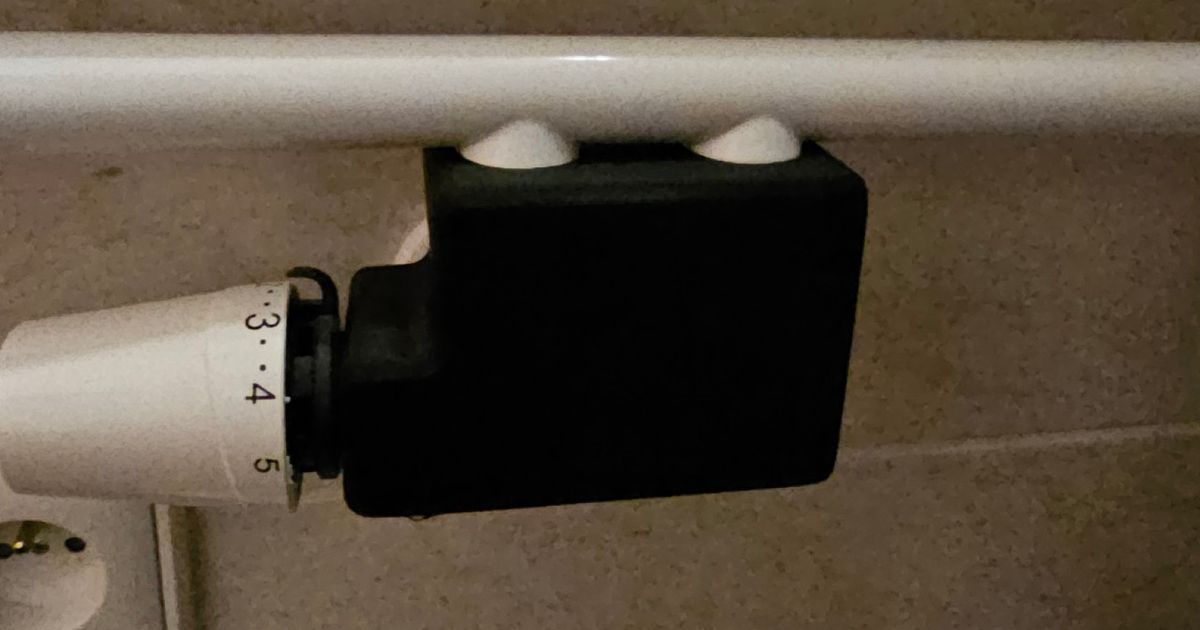 Cover for pipes to bathroom ladder heater by Krosta | Download free STL ...