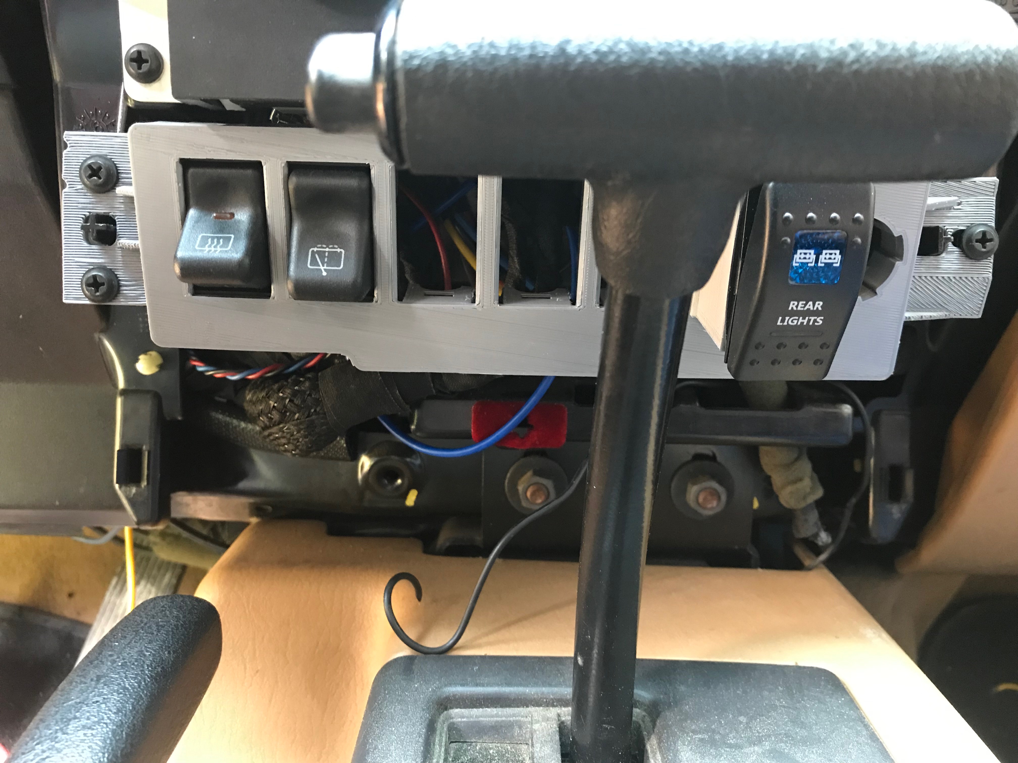 97-01 Jeep Cherokee XJ Switch Panel par Titan | Téléchargez ...