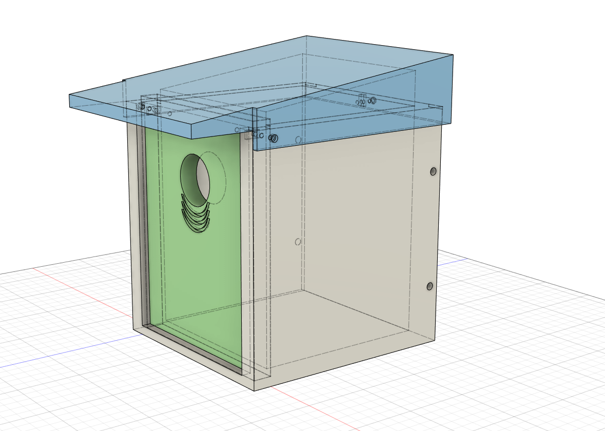 Birdhouse in 3 parts by JayJey | Download free STL model | Printables.com
