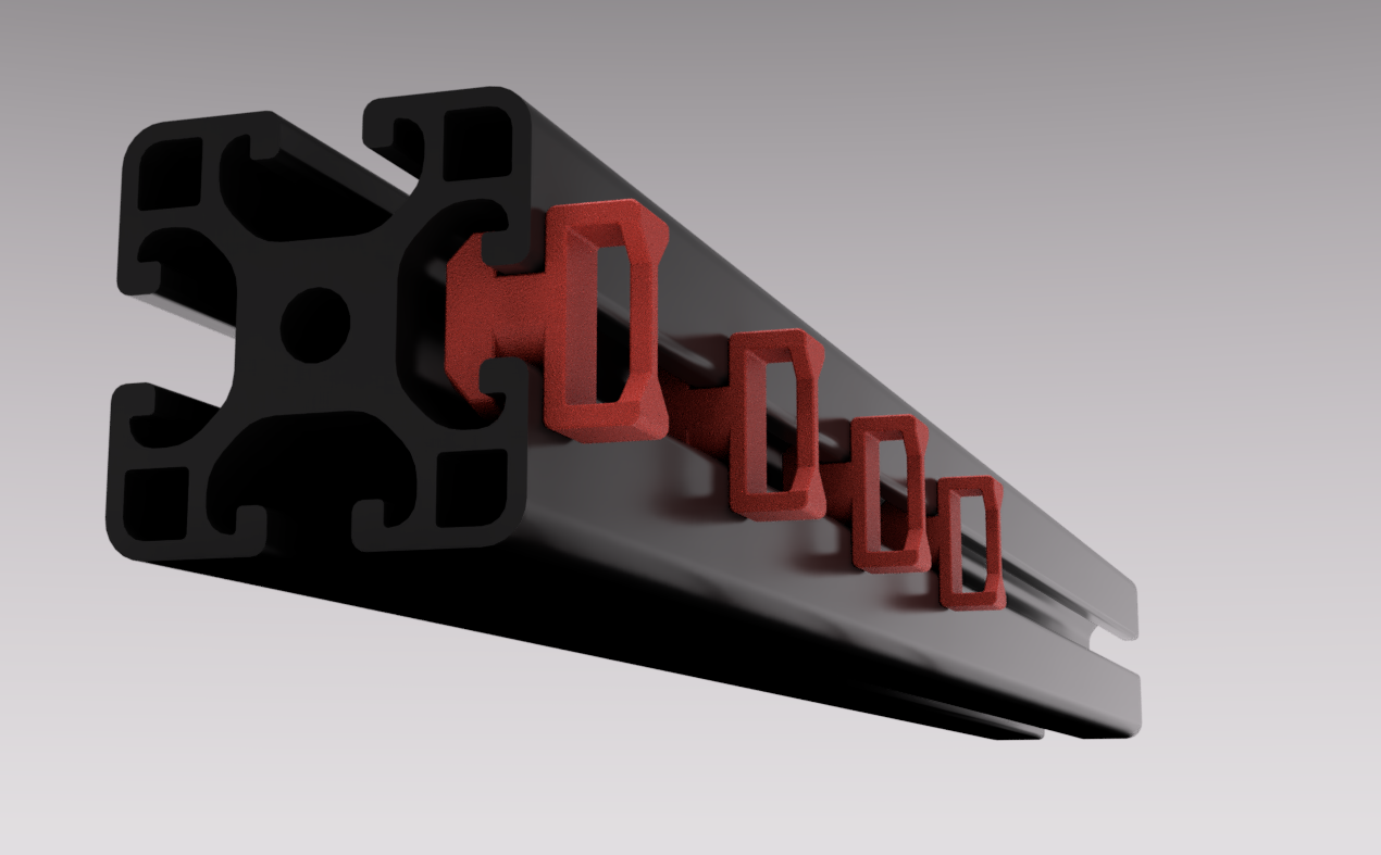 T-Slot Clip for LED Strip Lighting by Jerrod H | Download free STL ...
