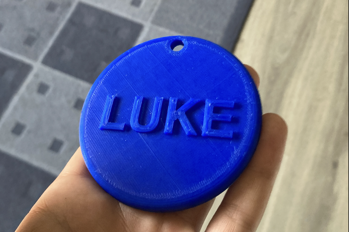 NameTag (Luke) by Luke | Download free STL model | Printables.com