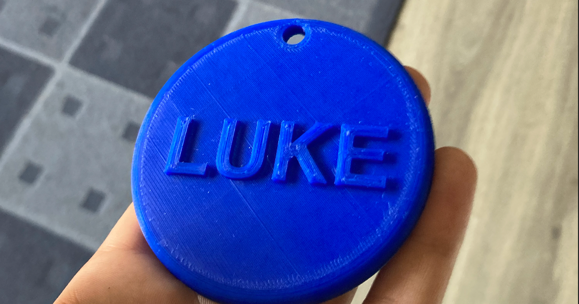 NameTag (Luke) by Luke | Download free STL model | Printables.com