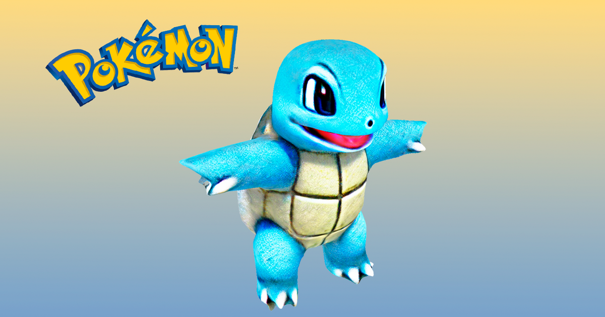 POKÉMON SQUIRTLE by PYC3D AI | Download free STL model | Printables.com