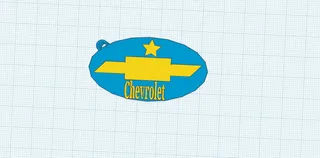 Chevrolet Key Chain by Ryan Cunningham | Download free STL model ...