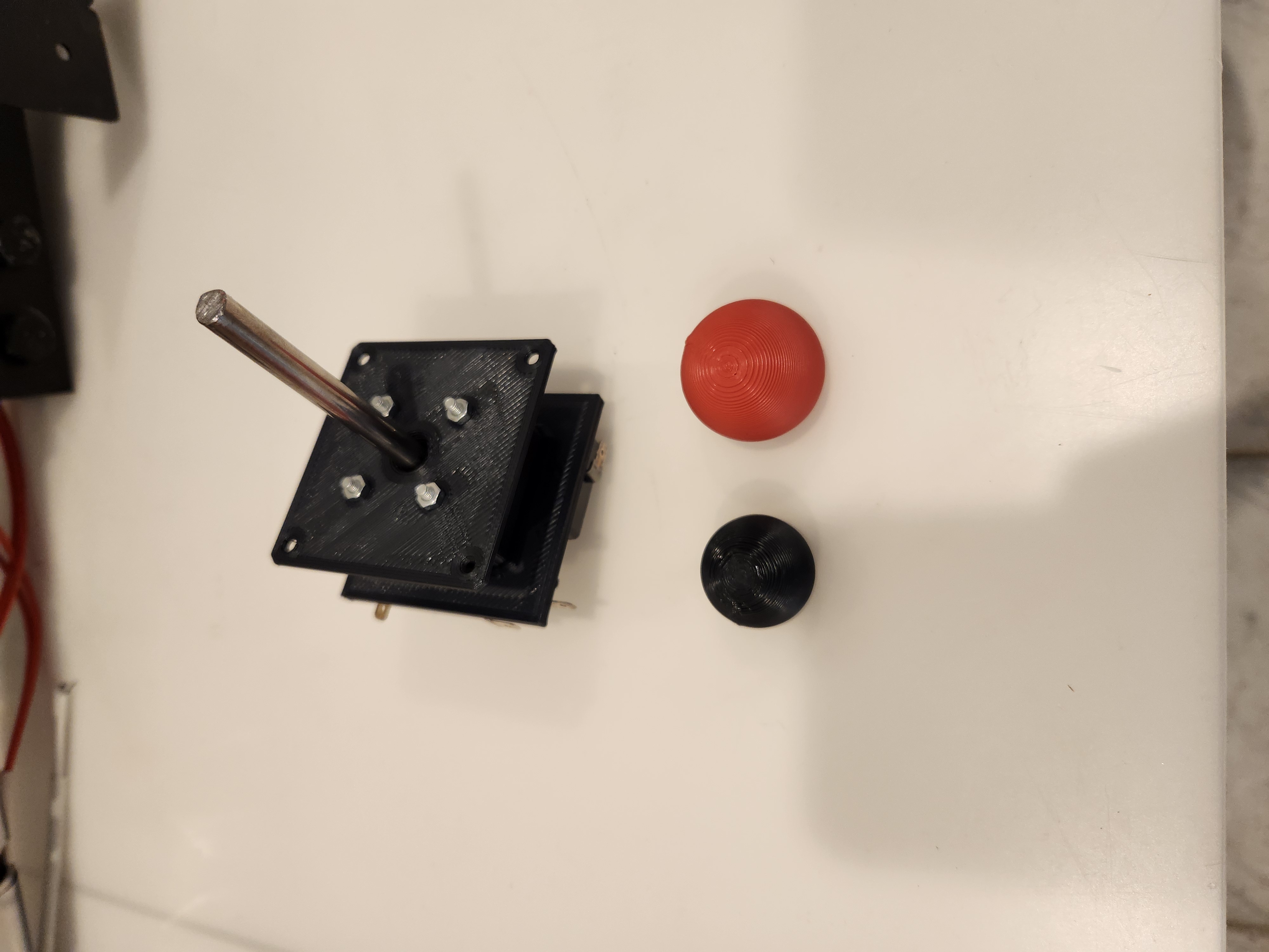 3D Printed Arcade Joystick by tin-foil-hat | Download free STL model ...