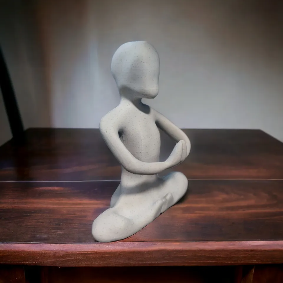 Meditation man by Michael Giaretto | Download free STL model ...