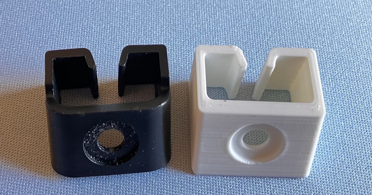 Jarvis Monitor Arm - Cable Guide by monerta | Download free STL model ...