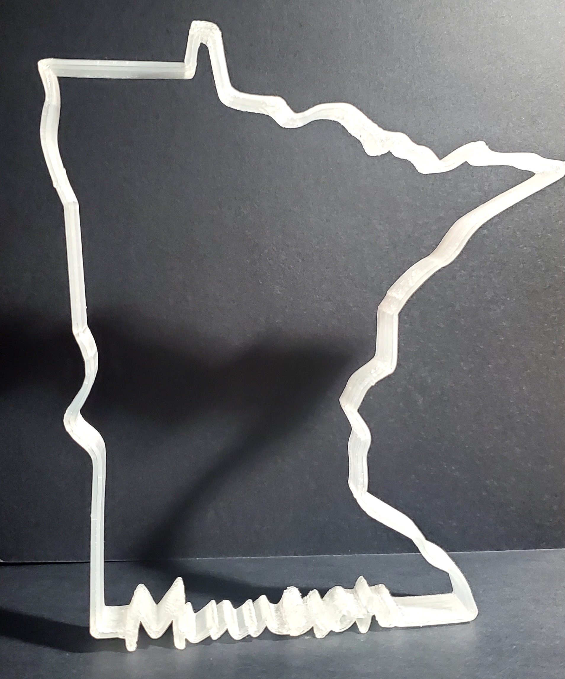 Minnesota Outline by Carrie Lynae | Download free STL model ...