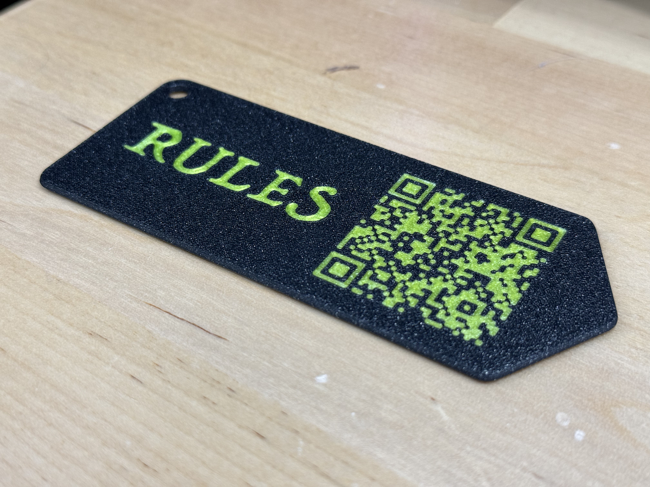 Hextraction Rules QR Code Card by andreasjk | Download free STL model ...