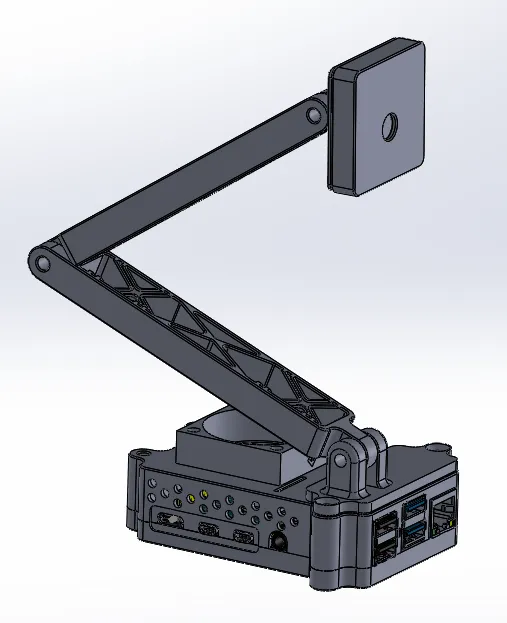 Raspberry Pi Case & Camera Mount by rustythings | Download free STL ...