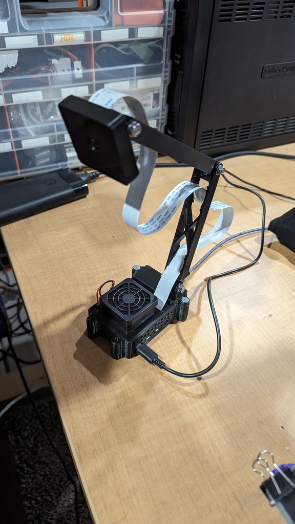 Raspberry Pi Case & Camera Mount by rustythings | Download free STL ...