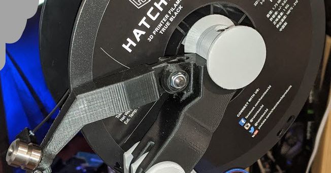 Filament Sensor Spool Holder by rustythings | Download free STL model ...