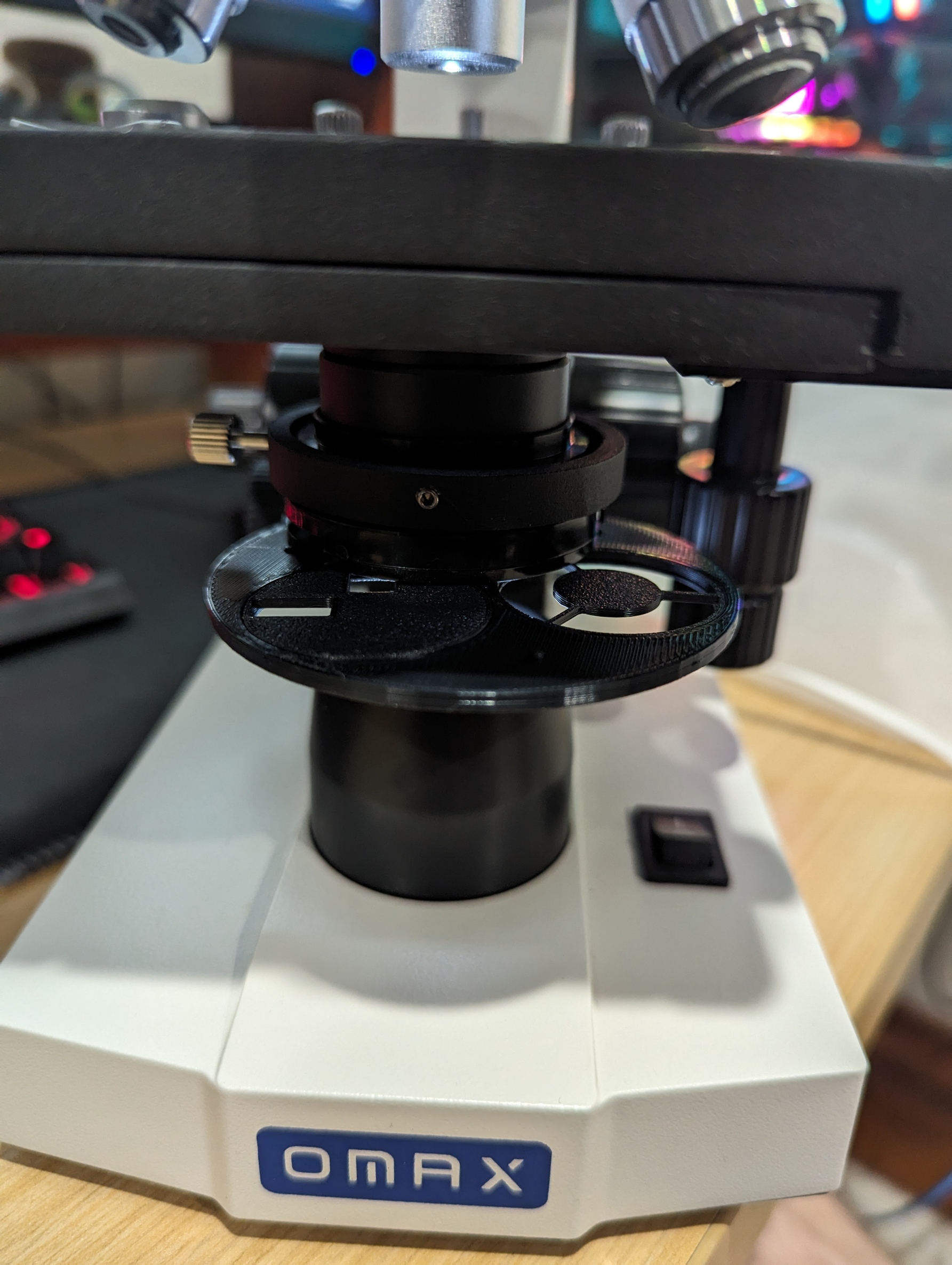 microscope 32mm filter wheel by acecool11 | Download free STL model ...