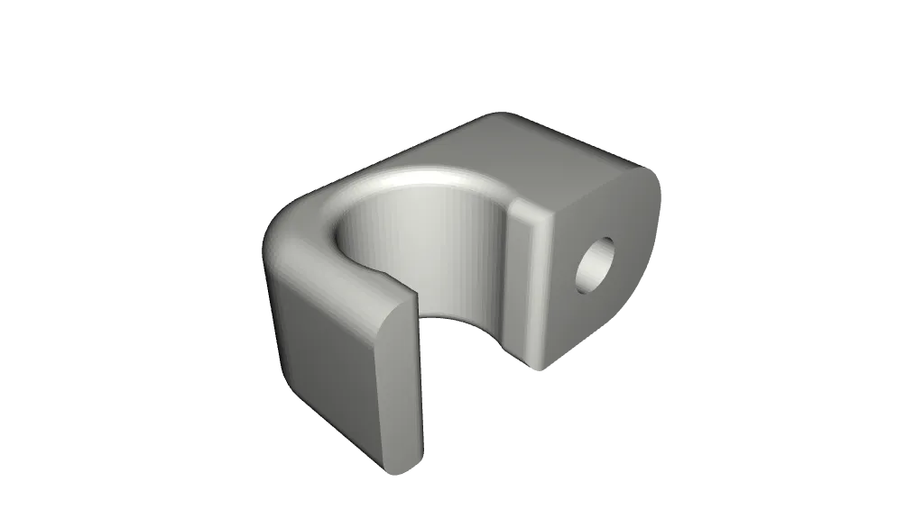 Cable clip by ORM | Download free STL model | Printables.com