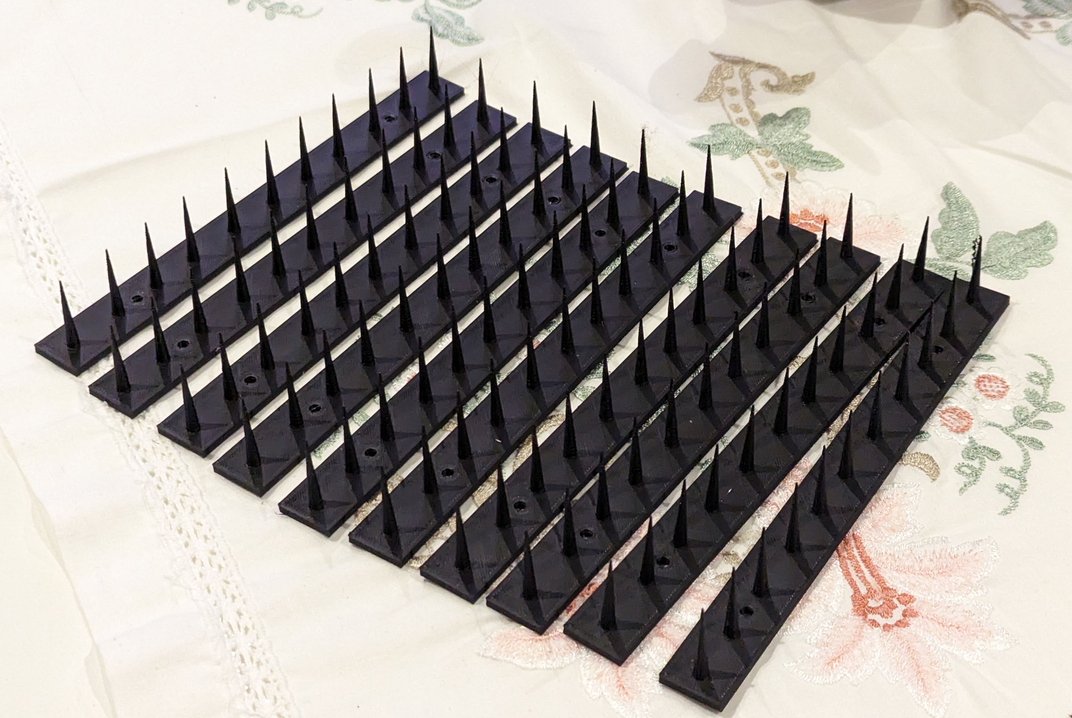 Simple bird spikes by 3dgranddad | Download free STL model | Printables.com