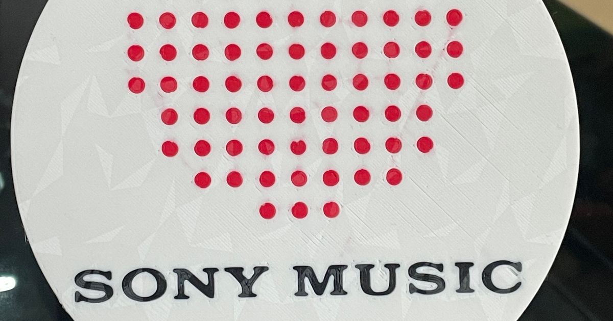 Coaster Sony Music by Ivan_Creation_3D | Download free STL model ...