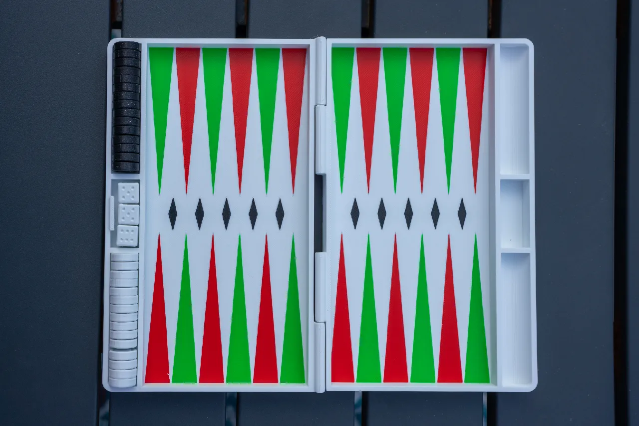 Backgammon travel edition by BingoDesign | Download free STL model ...