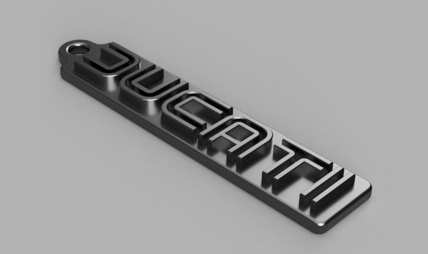 Ducati Classic Keychain Portachiavi Porte-clés by BasementLAB ...