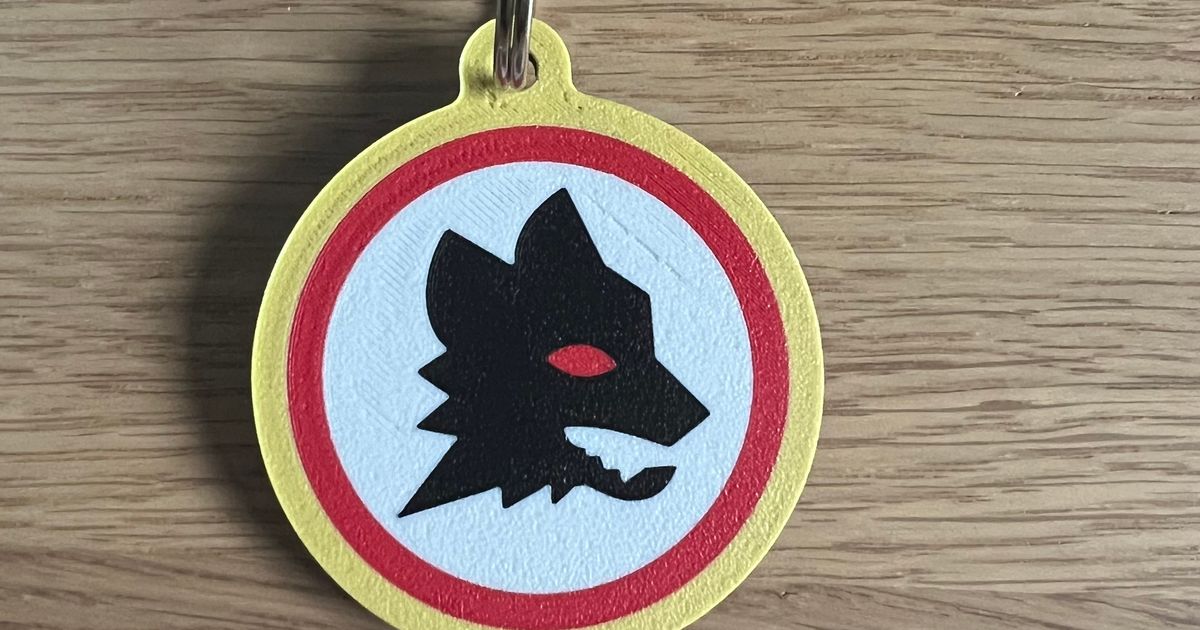 Roma keychain - Portachiavi Roma by 3Dingo | Download free STL model ...